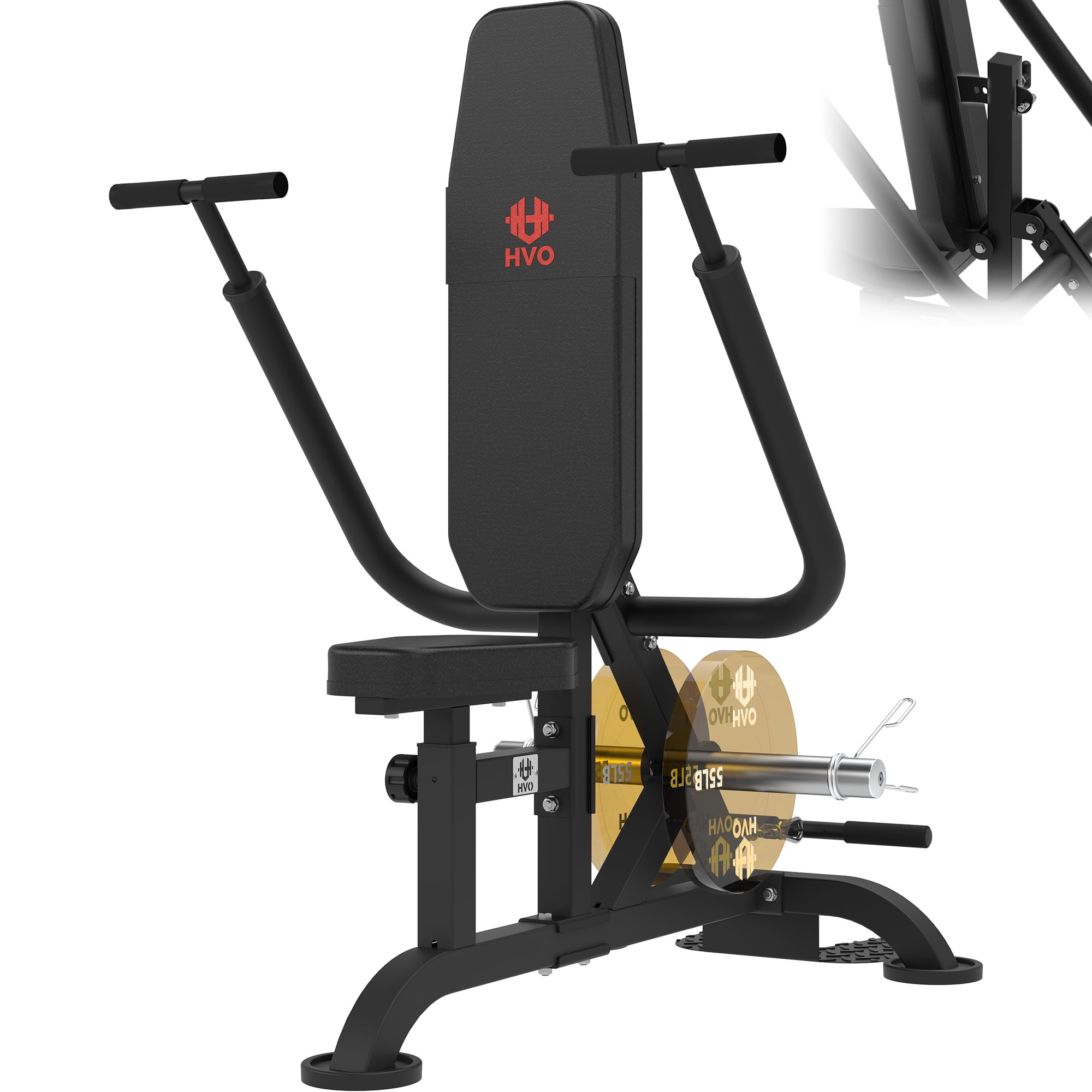HVO Seated Dip Machine Tricep: Machine for Biceps Plate Loaded Strength ...