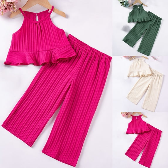 HVOBTTY Kid's Soft Sport Outdoor Sets, Toddler Summer Outfit Sets ...