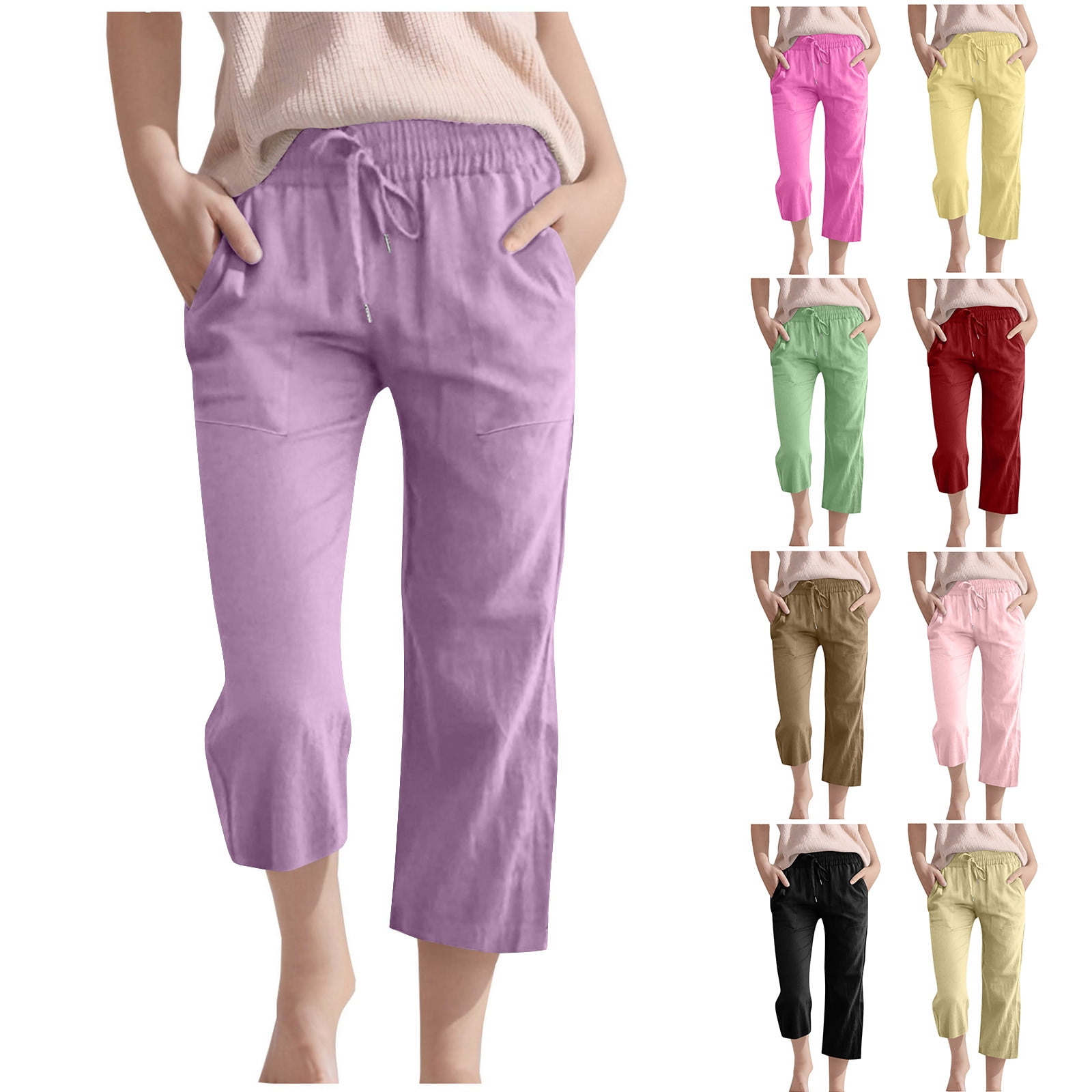 HVOBTTY Toddlers Soft Straight Leg Pants, , Kids Casual Comfortable ...