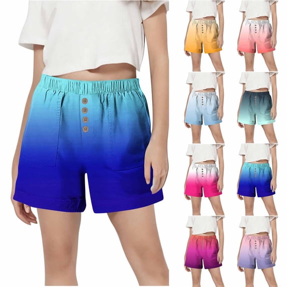 HVOBTTY Toddlers Soft Straight Leg Pants, , Kids Casual Print Elastic ...