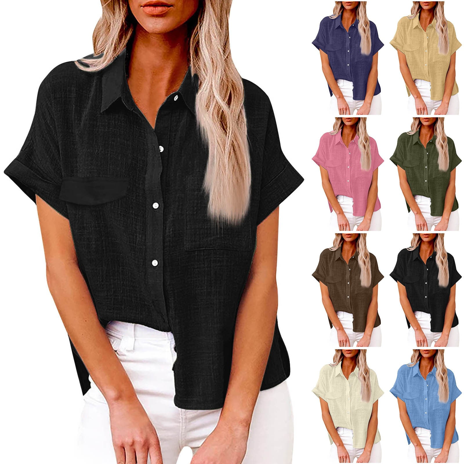 HVOBTTY Women's Comfortable Pullover Sport Shirt,Summer Top for Women ...