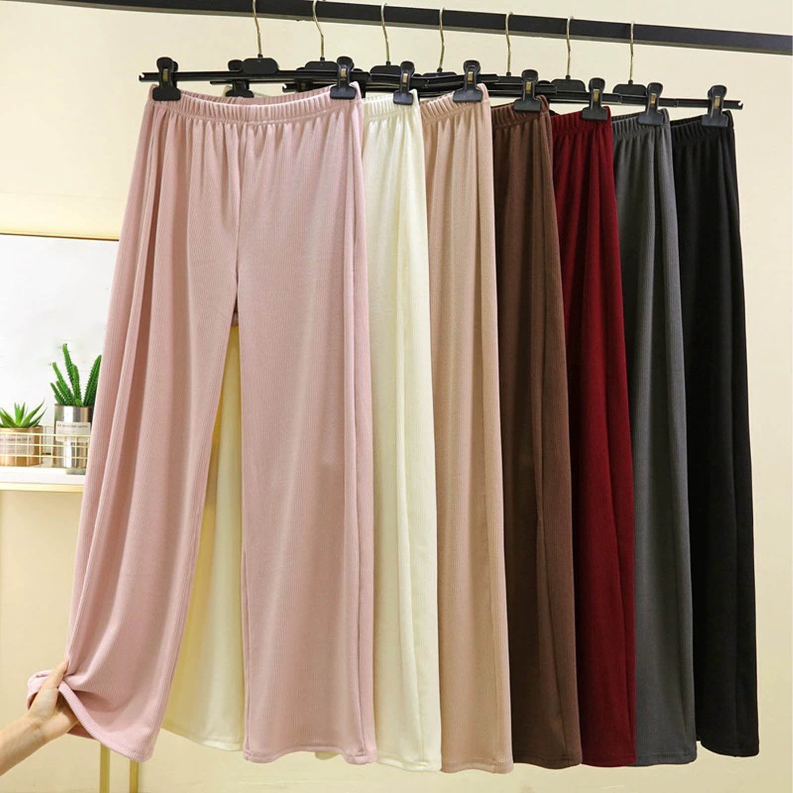 HVOBTTY Women's Long Pajama Pants, Pajama Pants for Women Plus Size ...
