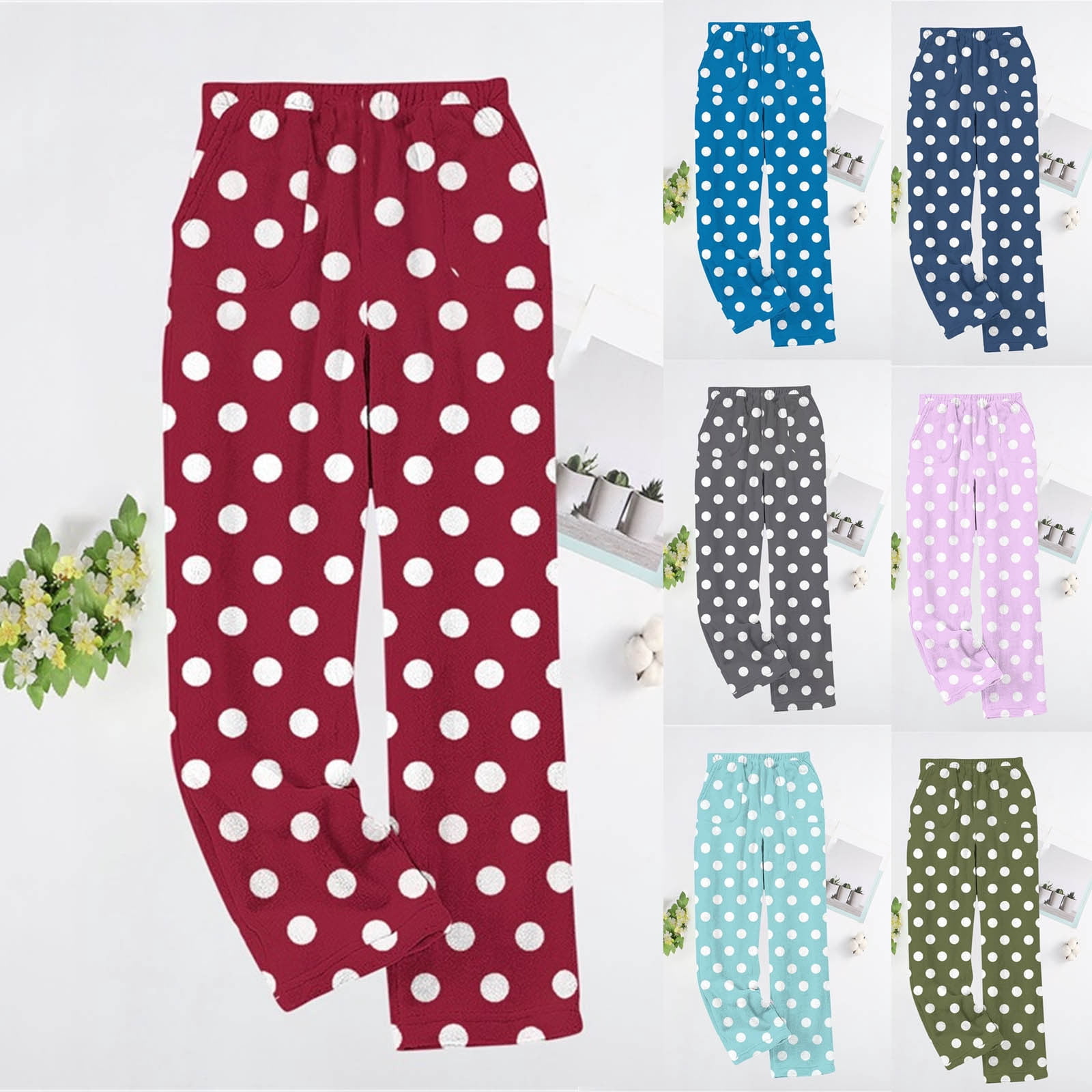 HVOBTTY Women's Long Pajama Pants, Pajama Pants for Women, Women's ...