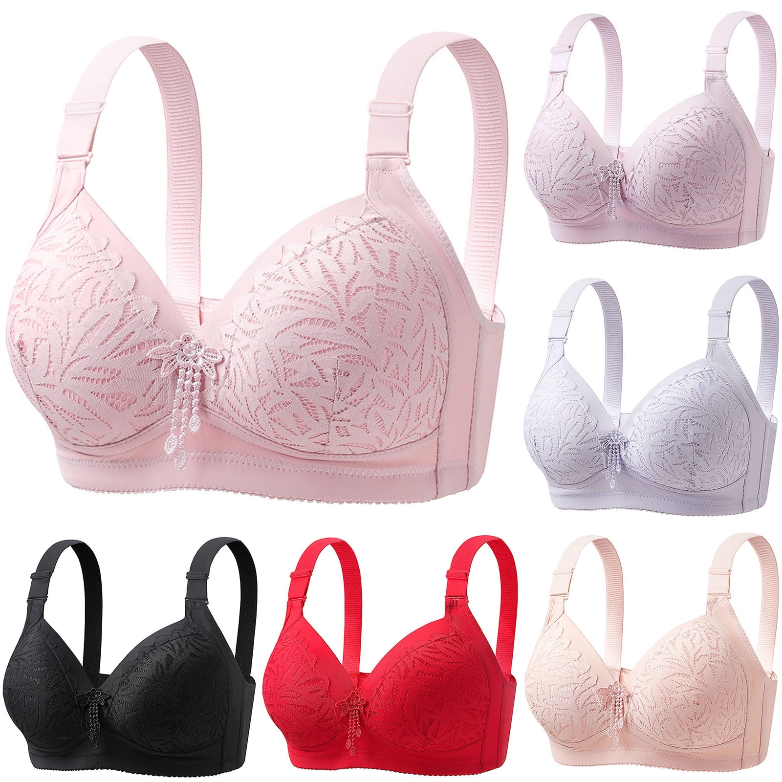 HVOBTTY Womens Tshirt Push Up Seamless Bra, Bras for Women, Woman's ...