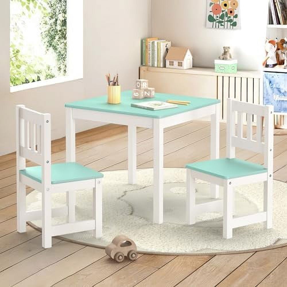 HVSDIMO Toddler Table and Chair Set Table and 2 Chair Set Table with ...