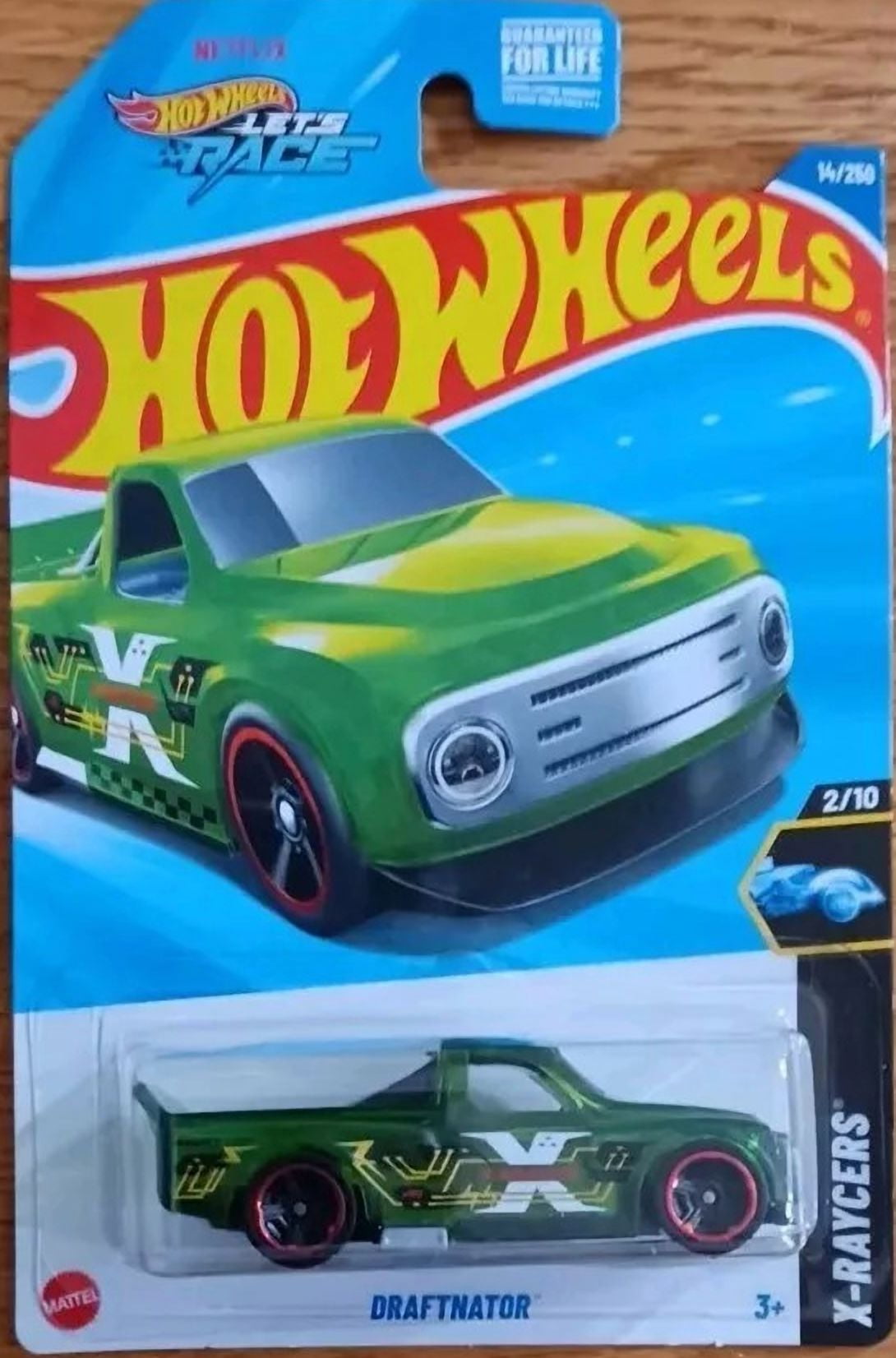 HW 2025 Hot Wheels Draftnator X-RAYCERS 2/10 NETFLIX #14/250 GREEN ...