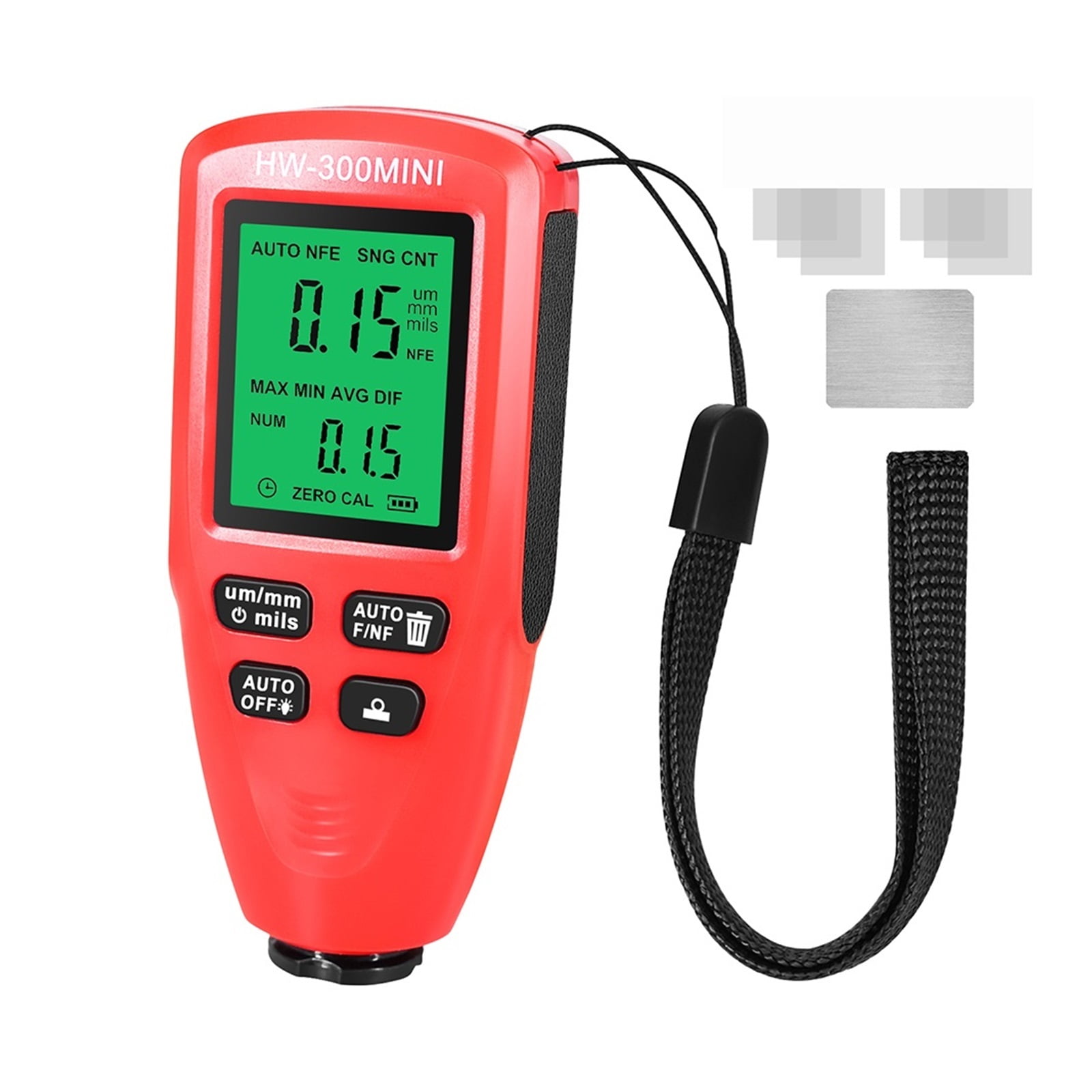 HW-300PRO Car Paint Film Automatic Thickness Gauge 0-2000UM Fe & NFe ...