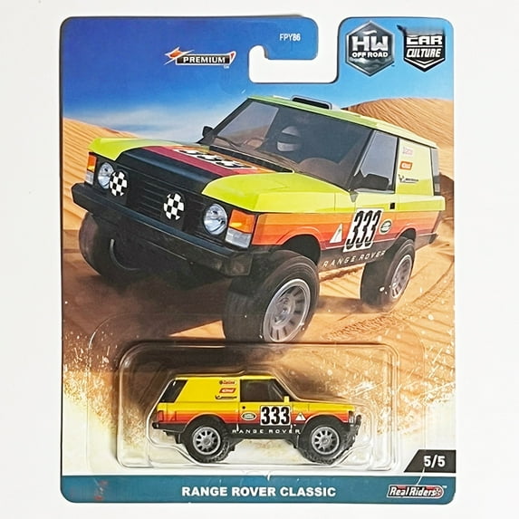 HW Premium 2023 HW Off Road #5 Range Rover Classic Car Culture FPY86 ...
