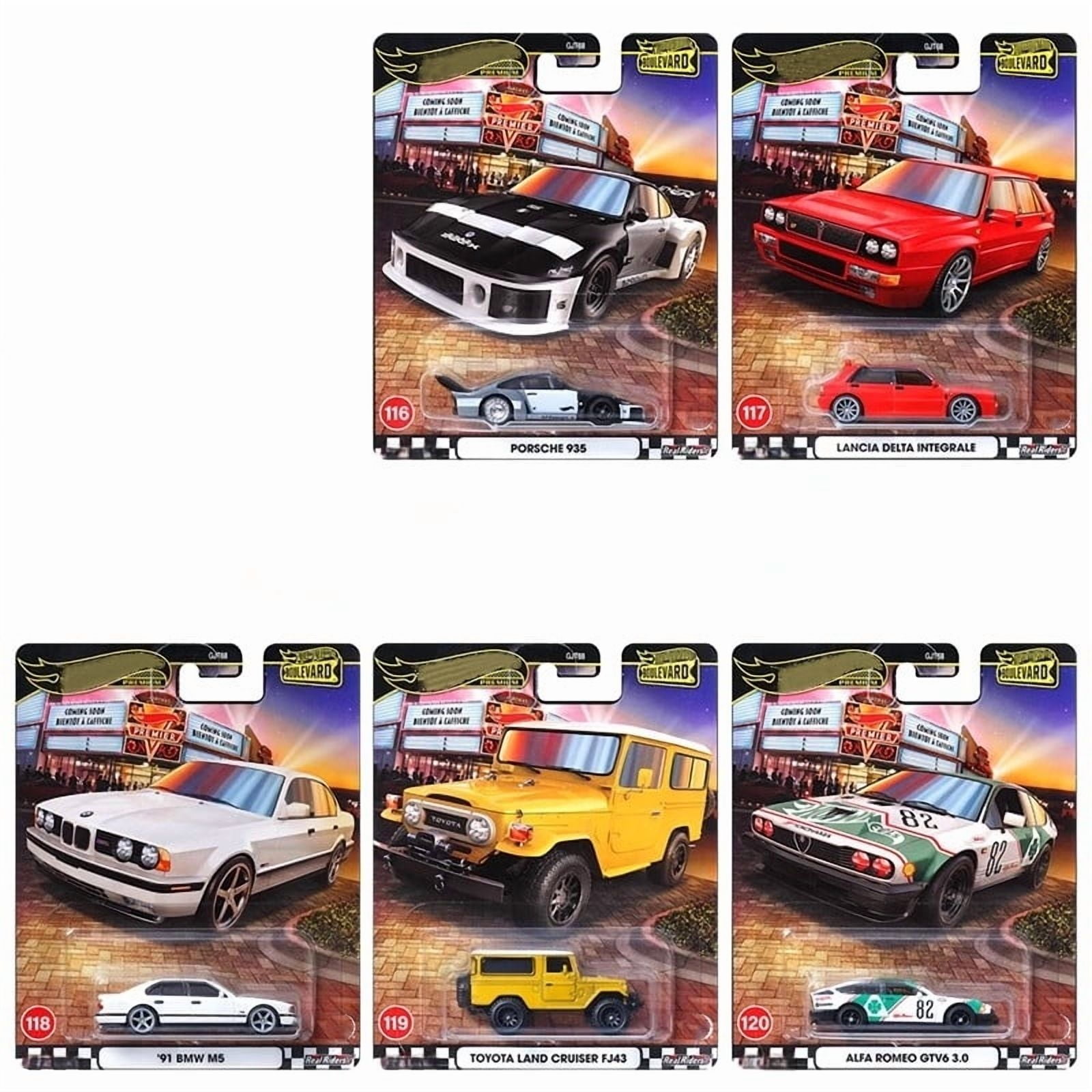 HW Premium 2025 Boulevard #116-120 Set of 5 Cars GJT68 - Walmart.com