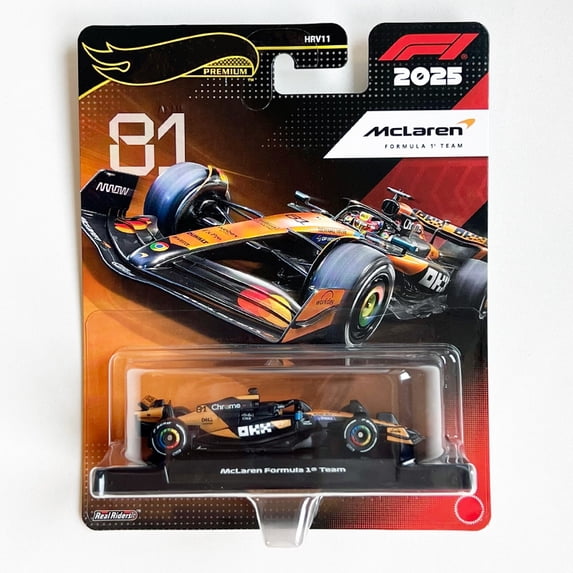 HW Premium 2025 F1 McLaren Formula One Team #81 Oscar Piastri HRV11 ...