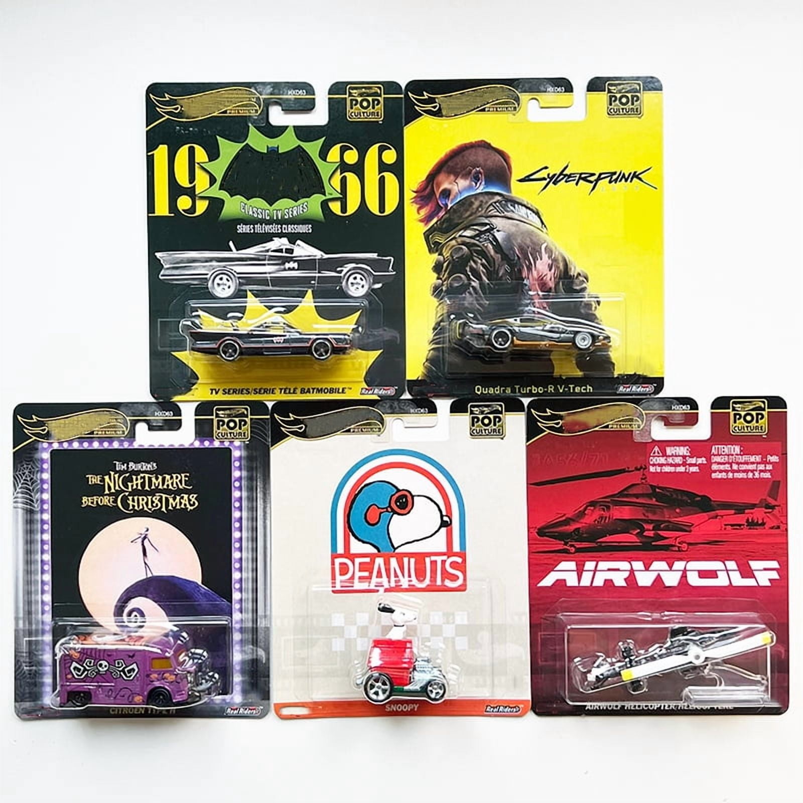 HW Premium 2025 Pop Culture Set of 5 Cars HXD63 - Walmart.com