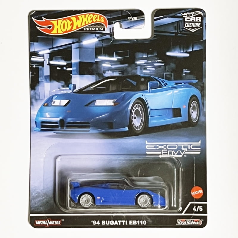 HW Premium Exotic Envy 94 Bugatti EB110 (Blue) Car Culture - Walmart.com