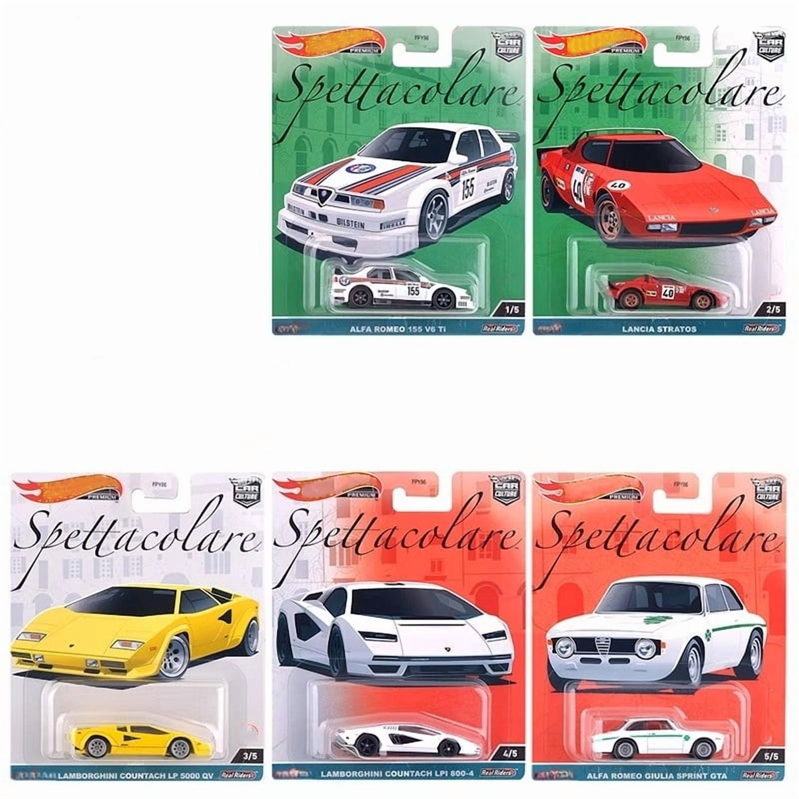 HW Premium Spettacolare #1-5 Set of 5 Cars Car Culture FPY86 - Walmart.com