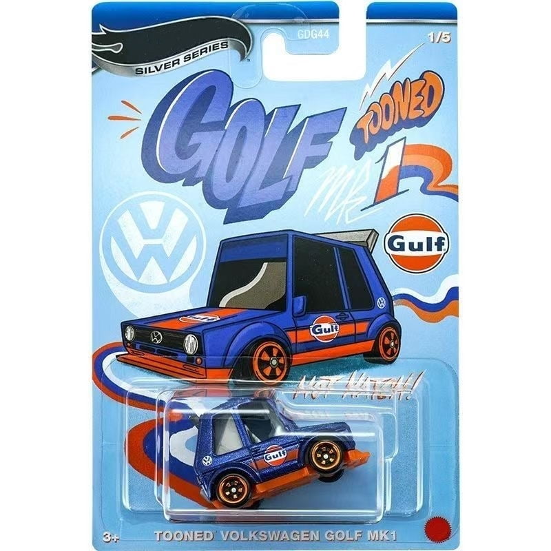 HW Silver Series Tooned #1 Tooned Volkswagen Golf MK1 GDG44 - Walmart.com