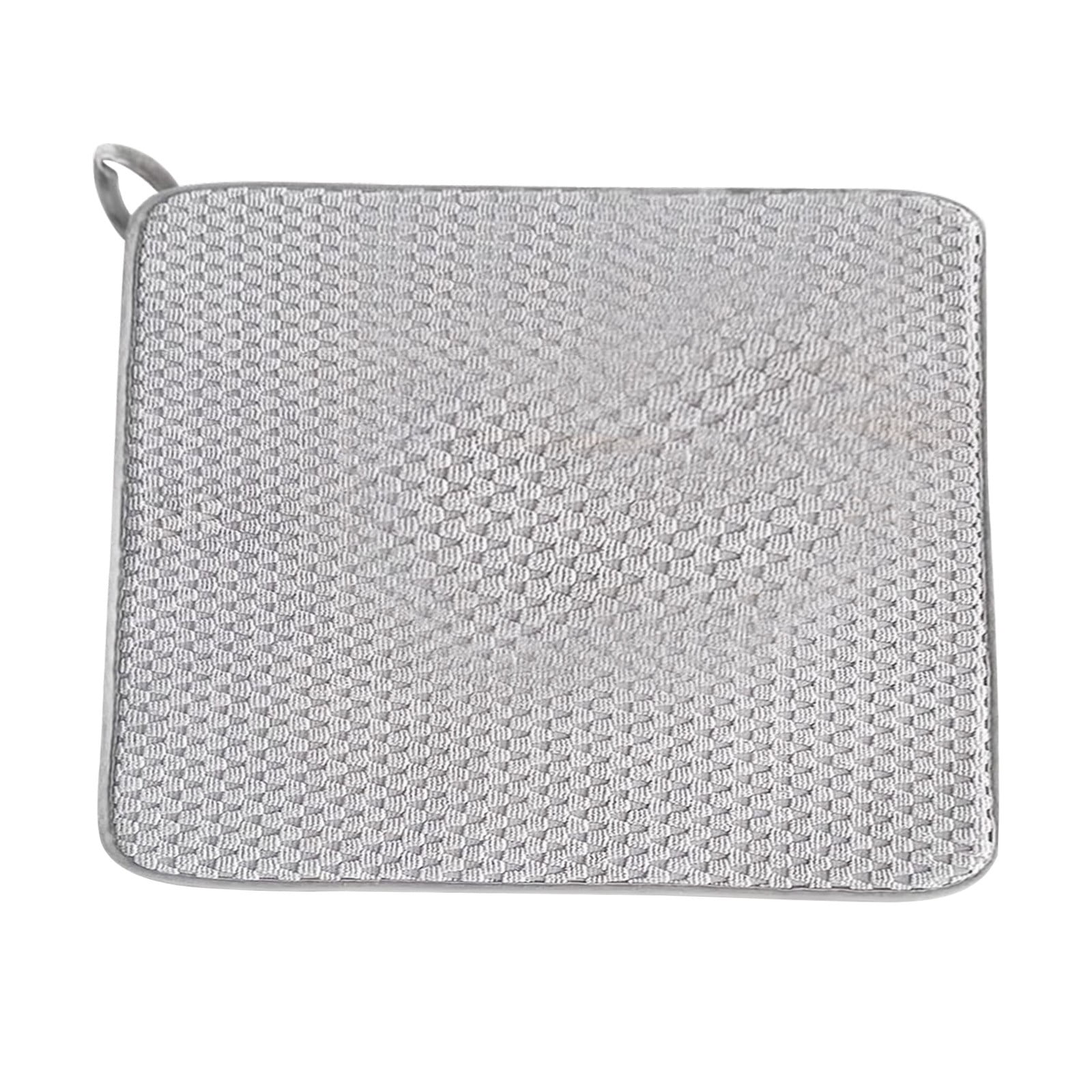 HWHCGZ 1 Pack Microfiber Dish Drying Mat,20 x 15 Inch Super Absorbent ...