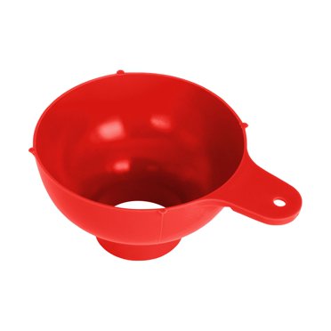 Ultratech Drum Funnel with Lid, 13 3/8, with Spout Black Plastic 651 ...