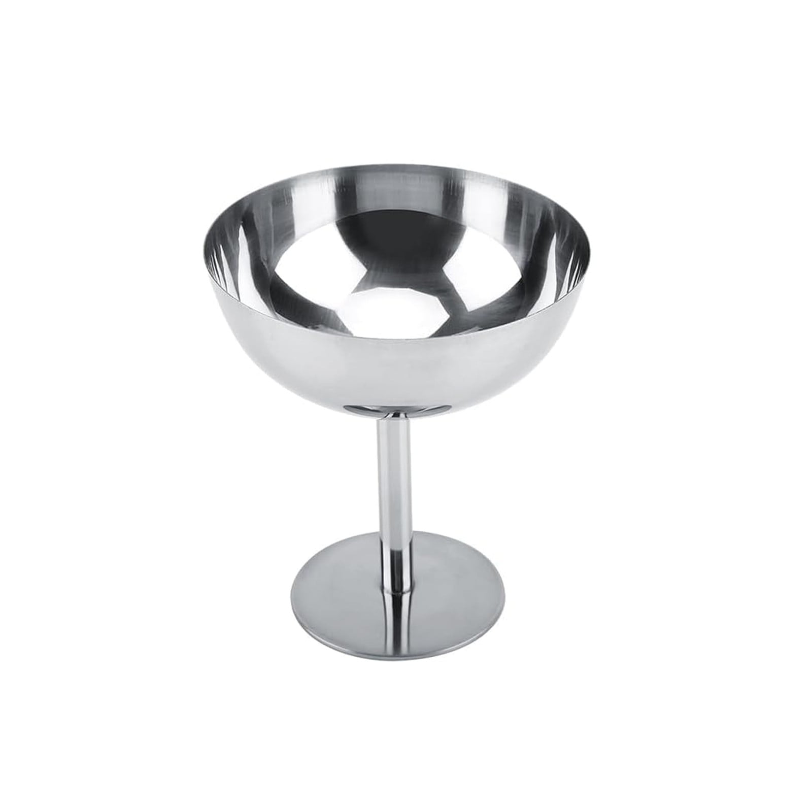 HWHCGZ 200ml Stainless Steel Ice Cream Goblet Cups Serving Dessert Dish ...