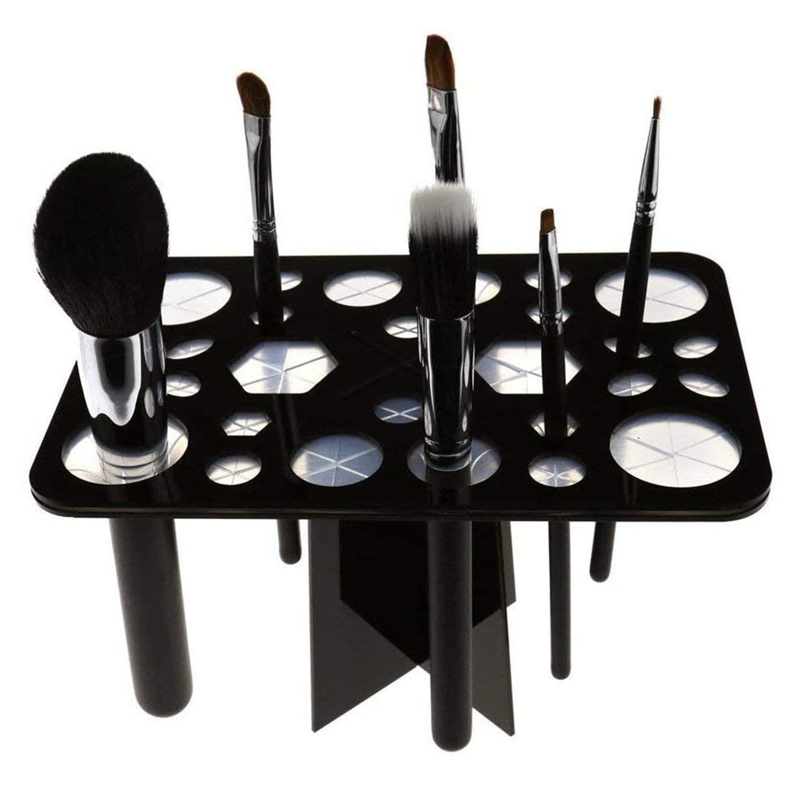 HWHCGZ 26Slot Makeup Brushes Drying Rack, Brushes Dryer, Collapsible ...