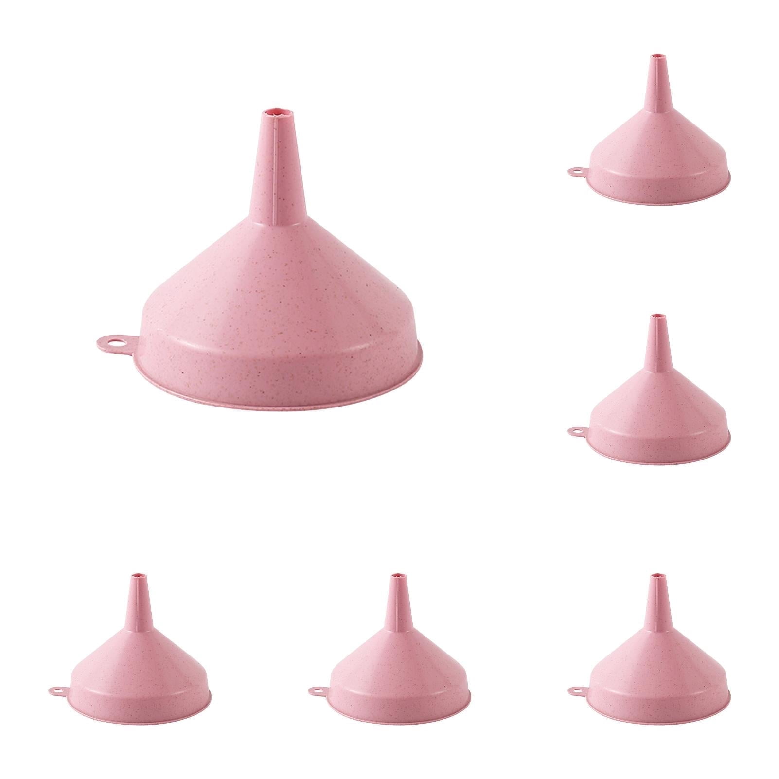 HWHCGZ 6-Piece Funnel Set - All Purpose Funnels for Kitchen Use Filling ...