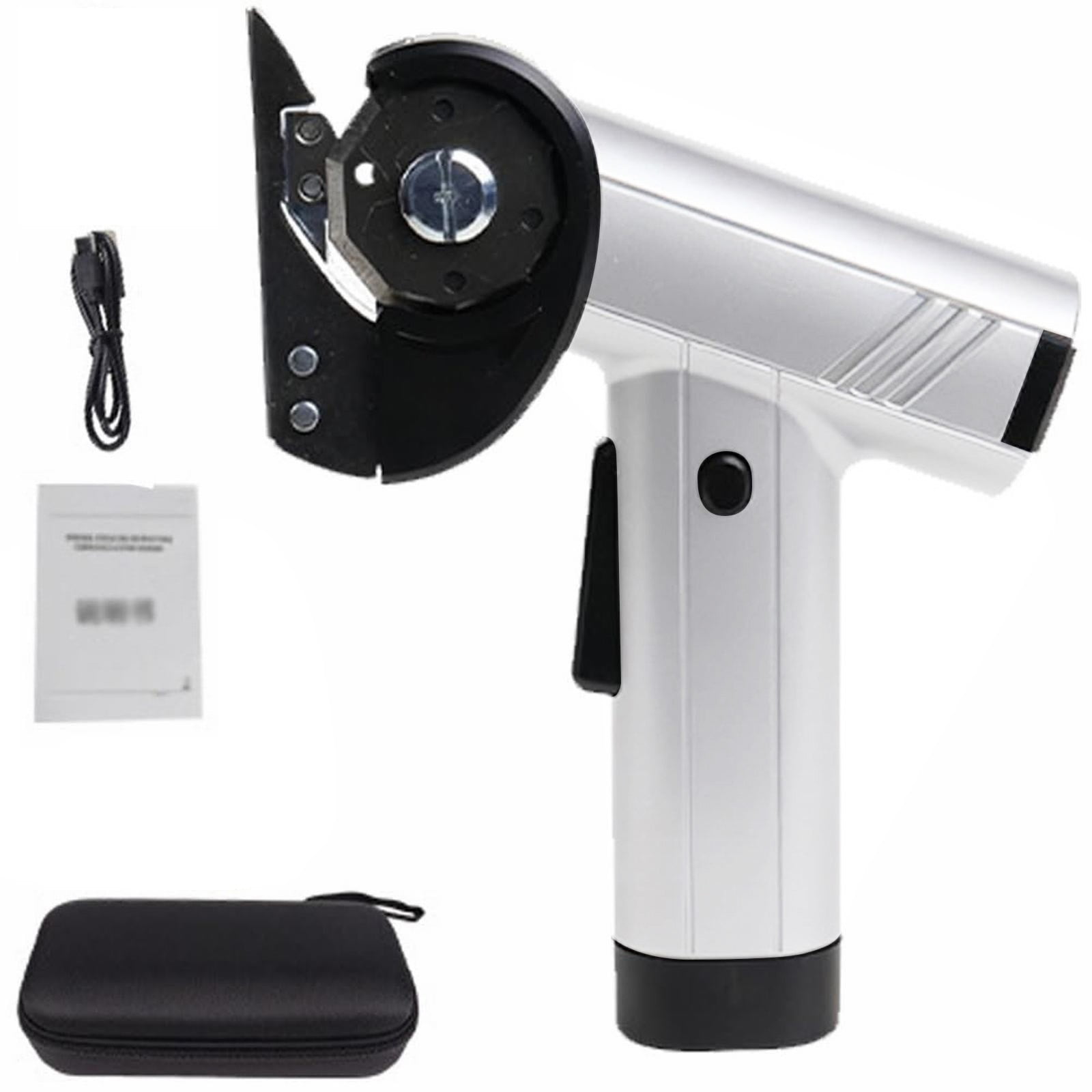 HWHCGZ Cordless Electric Scissors 4V Rechargeable Rotary Cutter ...