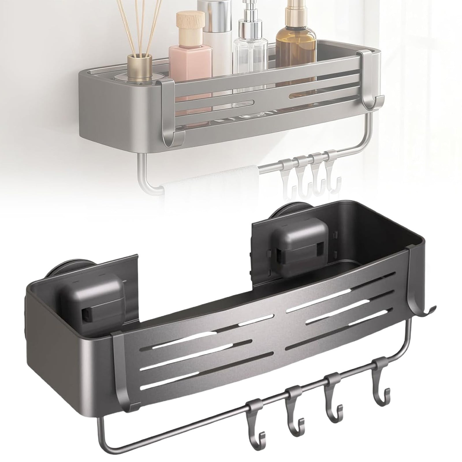 HWHCGZ Shower Caddy Suction Cup, Shower Shelves for Inside Shower No ...