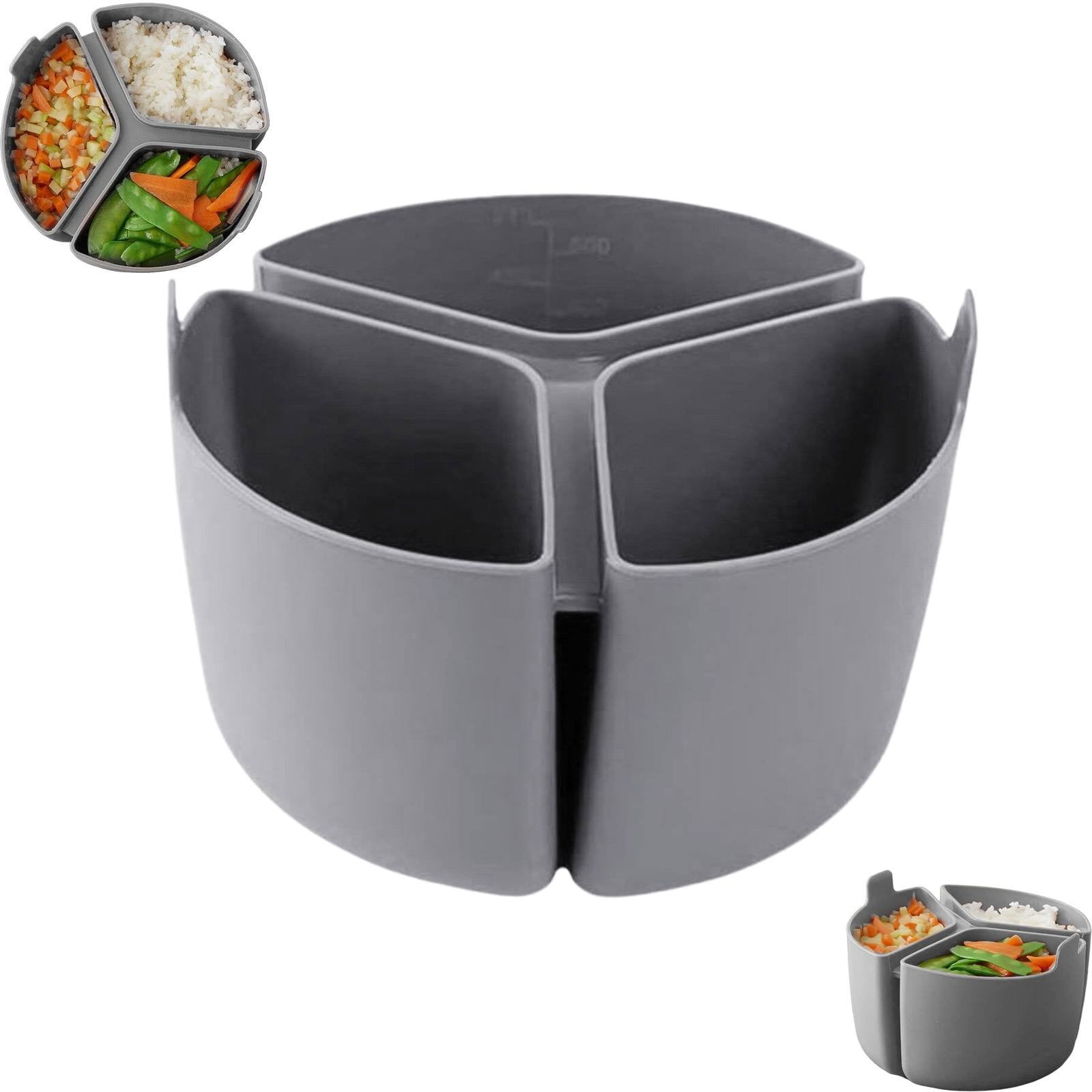 HWHCGZ Silicone Rice Cooker Divider, Triple Slow Cooker Liner for ...