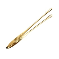 Unique Bargains Stainless Steel Kitchen Tongs with Silicone Tips - BBQ ...