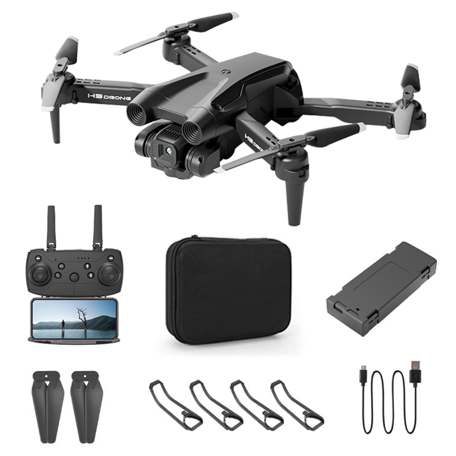 HWRETIE 1080P HD Camera Drone with Remote Control - Perfect for Boys ...