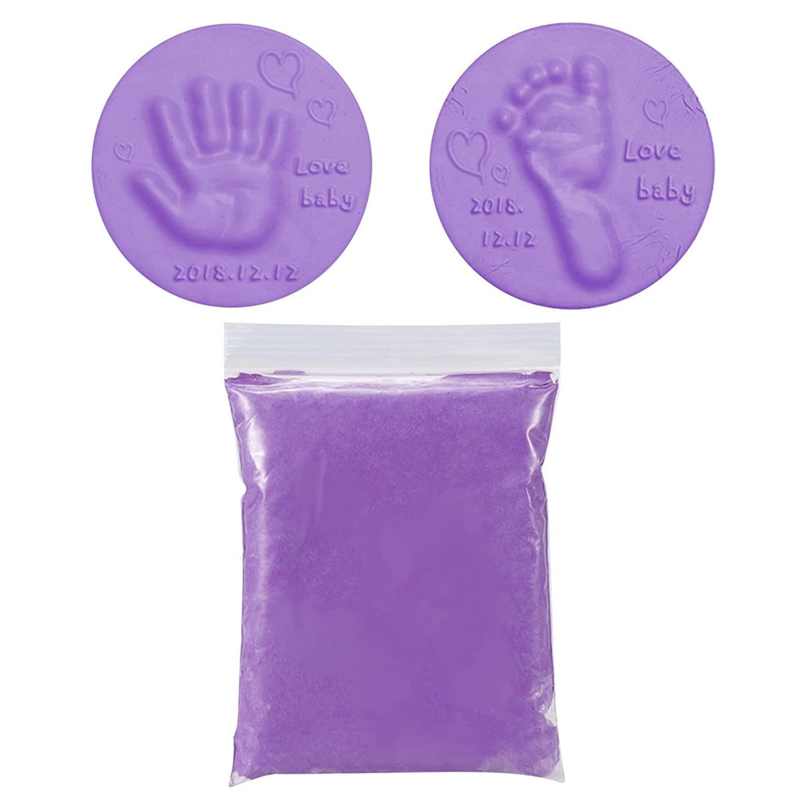 HWRETIE Baby Handprint Footprint Clay Kit Mother's Day Gift DIY ...