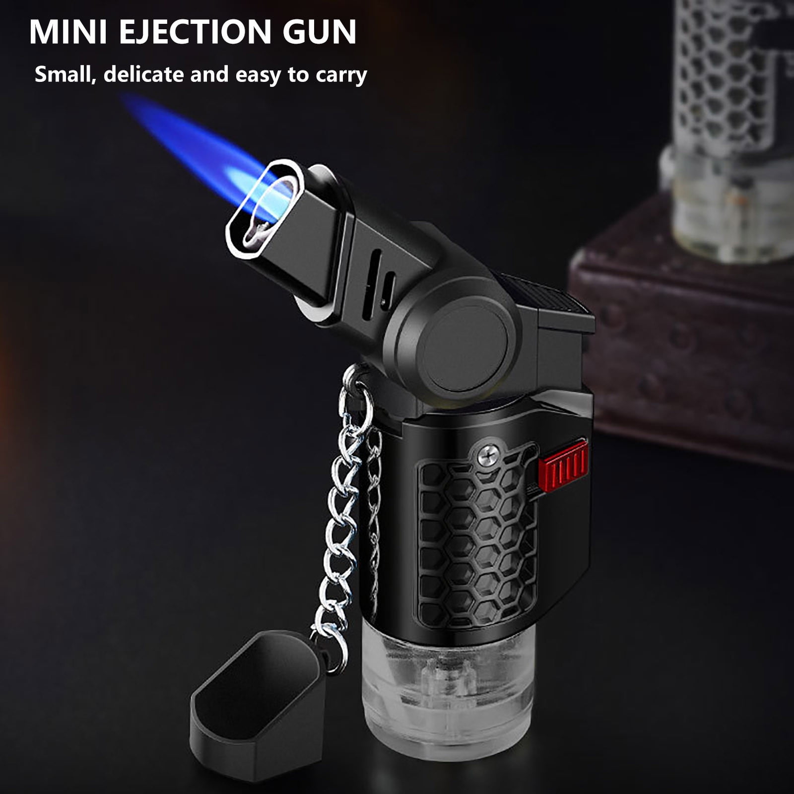 HWRETIE Compact Cigar Lighter – Foldable Direct-Injection Design with ...