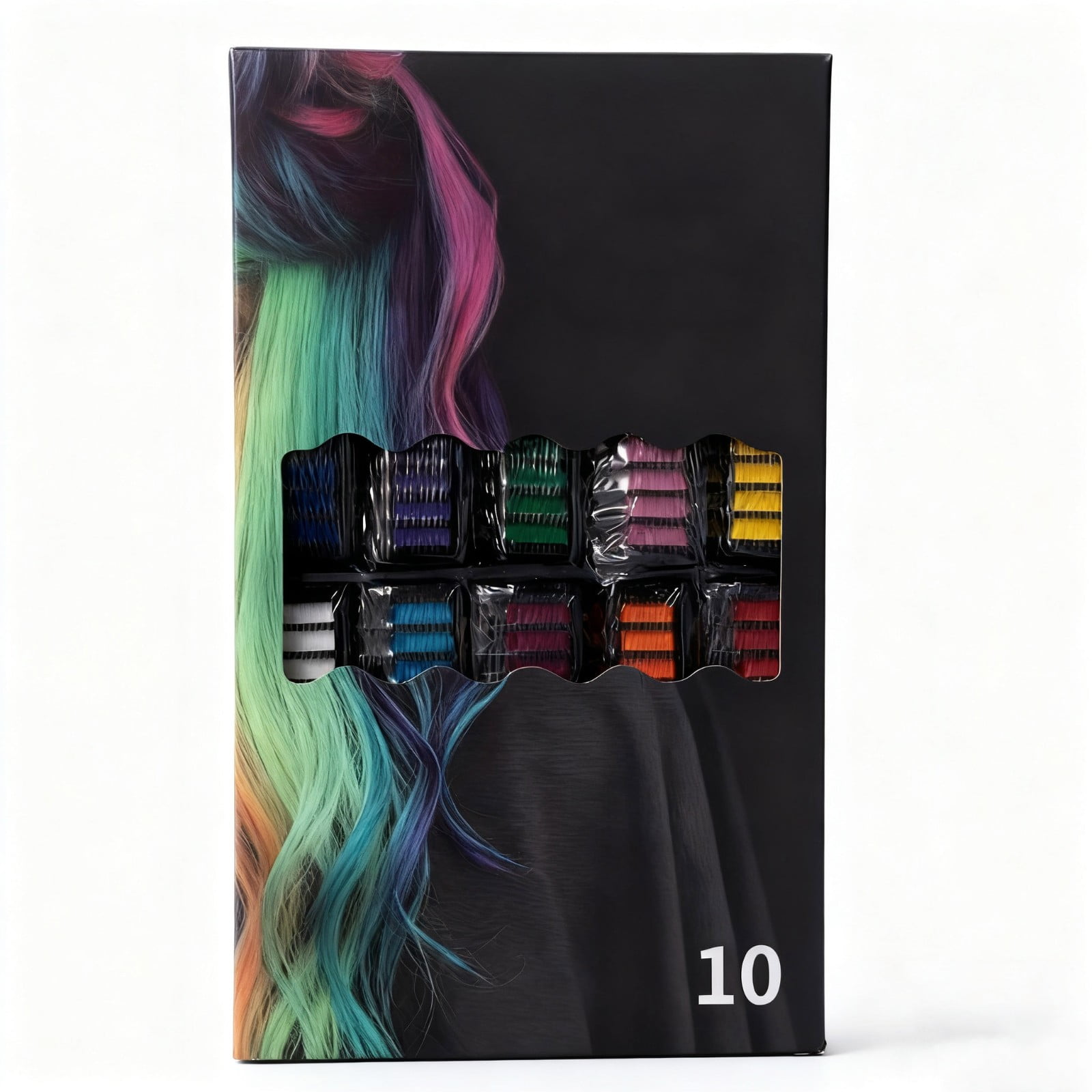 HWRETIE Disposable Hair Comb Set,Temporary Hair Coloring Tool,Dual-Head ...