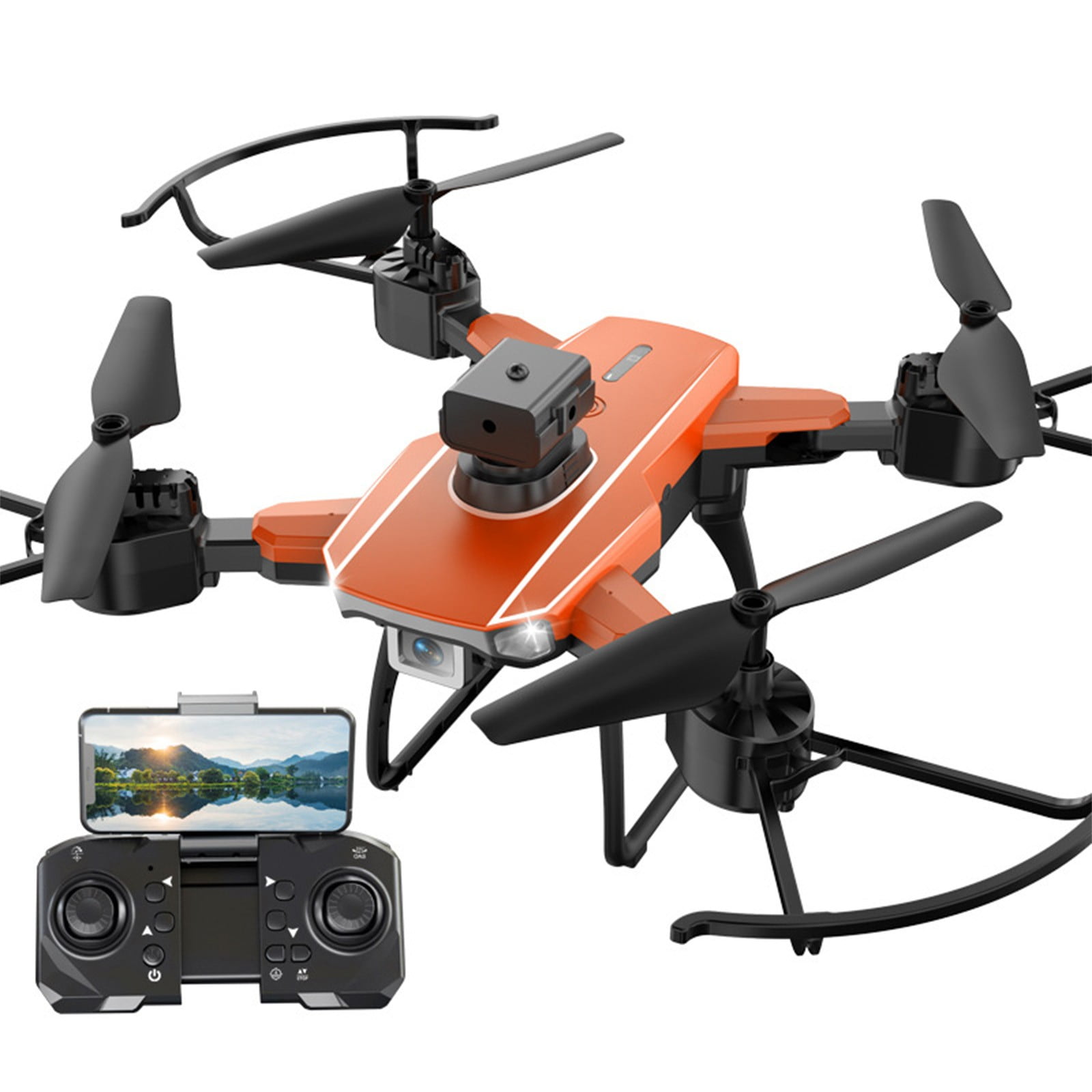HWRETIE Drone with Dual 4K HD FPV Camera,Remote Control,Altitude Hold ...