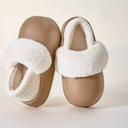 Womens Slipper Memory Foam Fluffy Soft Warm Slip On House Slippers,Anti ...