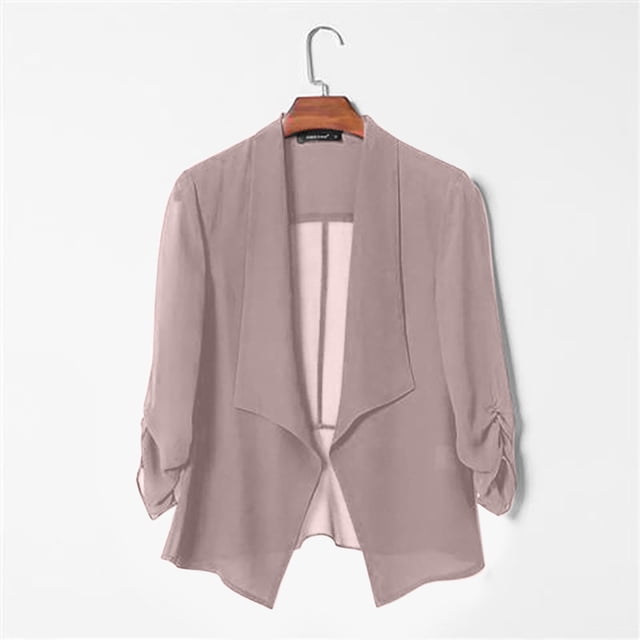 HWRETIE Flowy Chiffon Evening Cover-Up with Elastic Waist - Women Soft ...