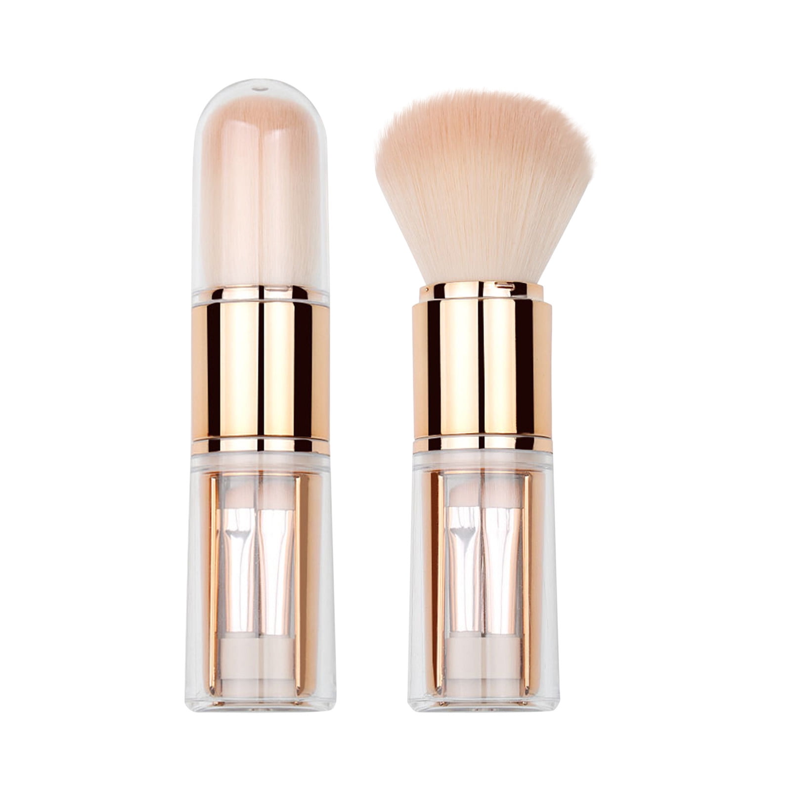 HWRETIE Portable Telescopic 5-in-1 Makeup Brush Set,Essential Beauty ...
