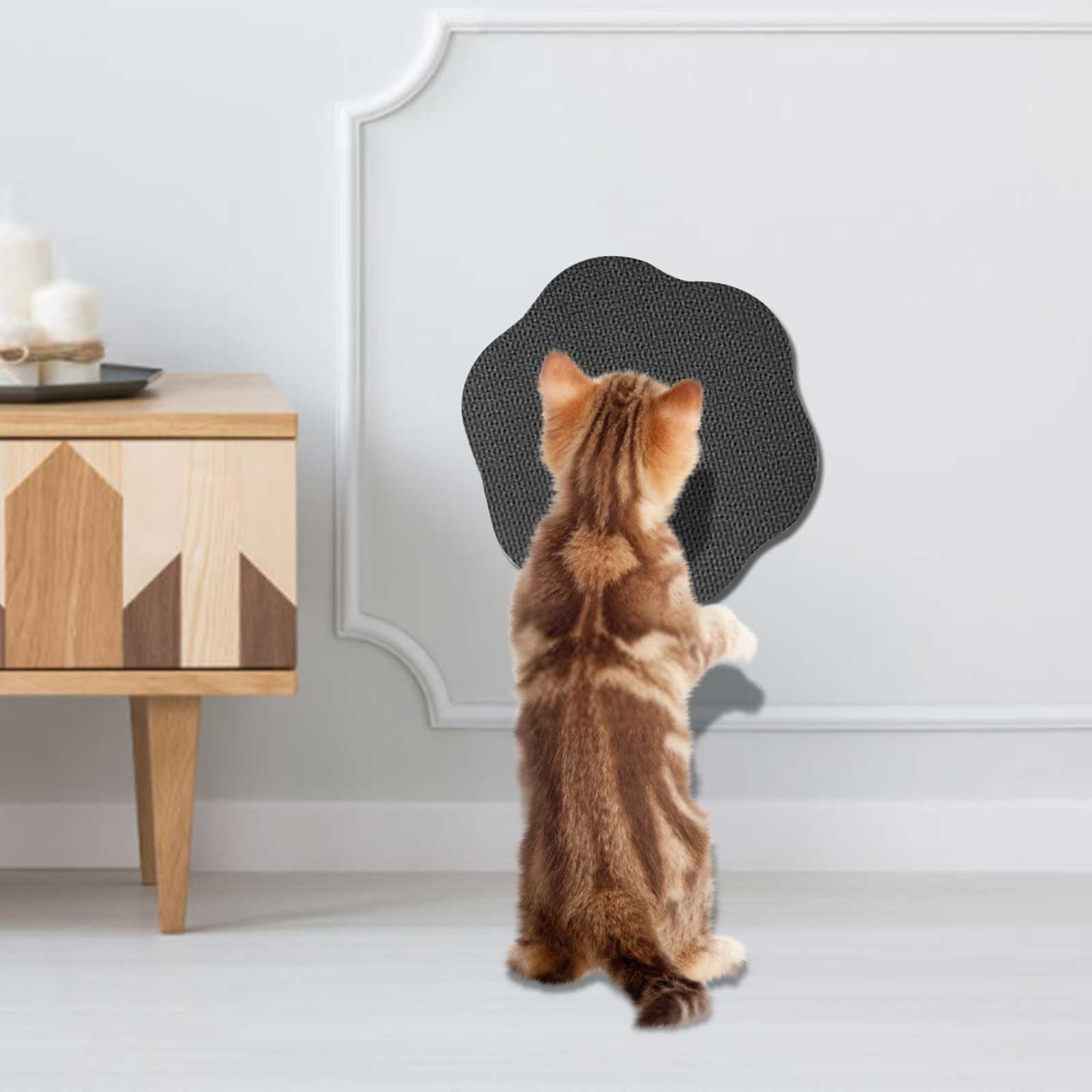 HWRETIE Stickable Vertical Cat Scratch Board Adhesive Sofa Protector ...