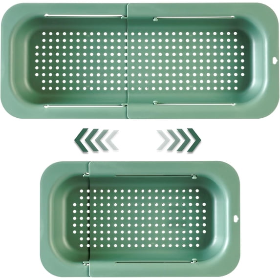 HWYUTDSAQR-Extendable Sink Colander Strainer Basket - Wash Vegetables ...