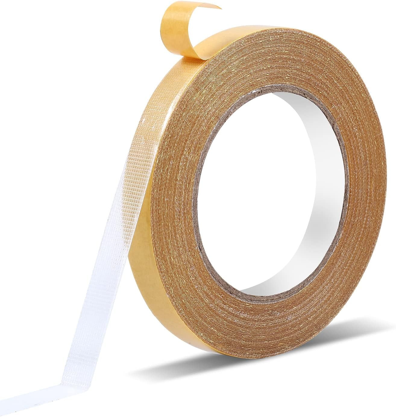 1 roll Double Sided Tape Heavy Duty, 0.6inch x 66ft Super Sticky Clear ...