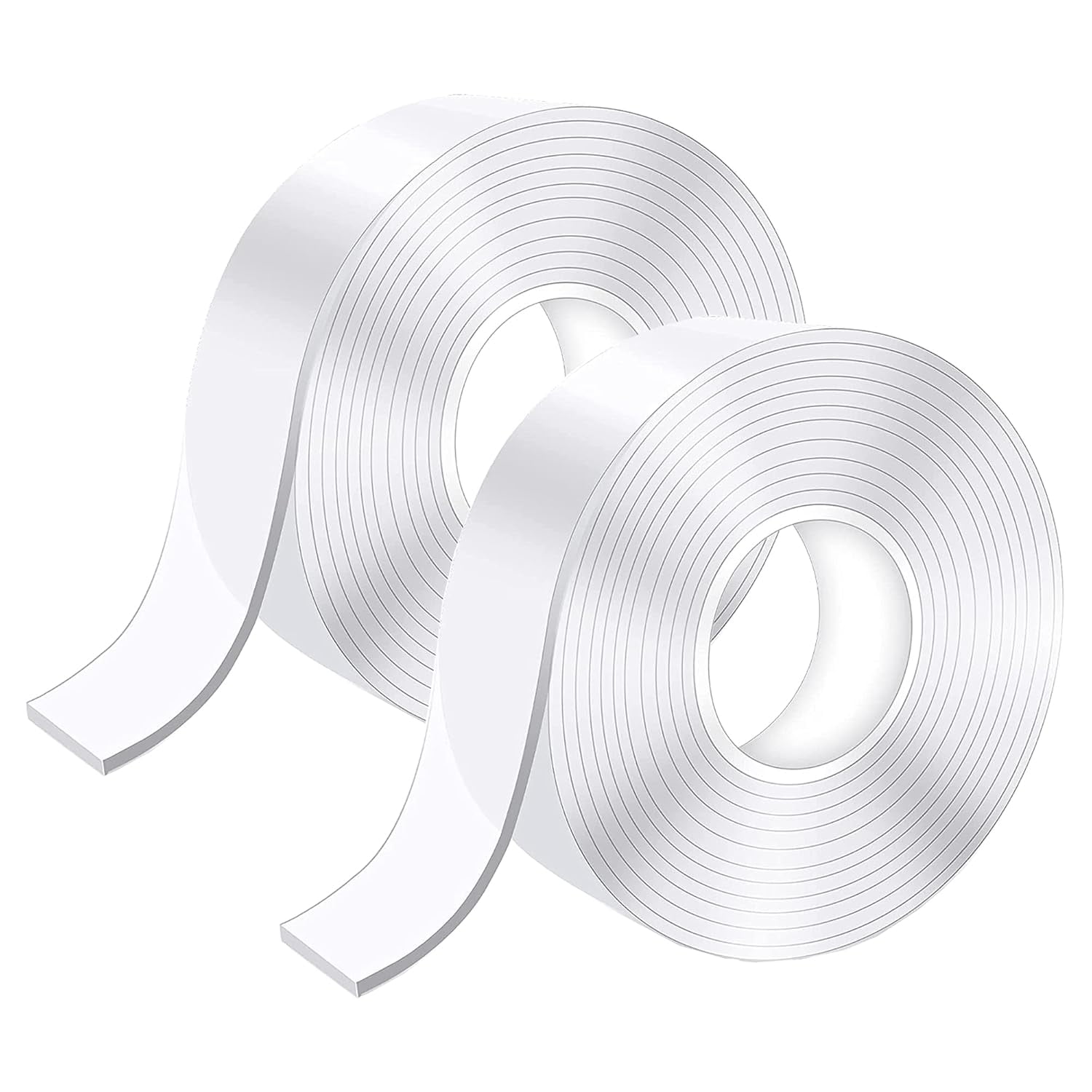 6M Nano Double Sided Tape Heavy Duty, Transparent Reusable Nano Adhesive Tape, Washable ...