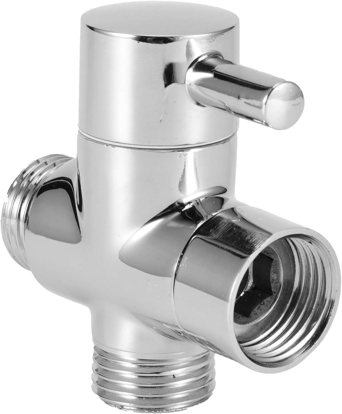 Shower Head Diverter Valve, 3 Way Shower Arm Diverter Valve Metal ...