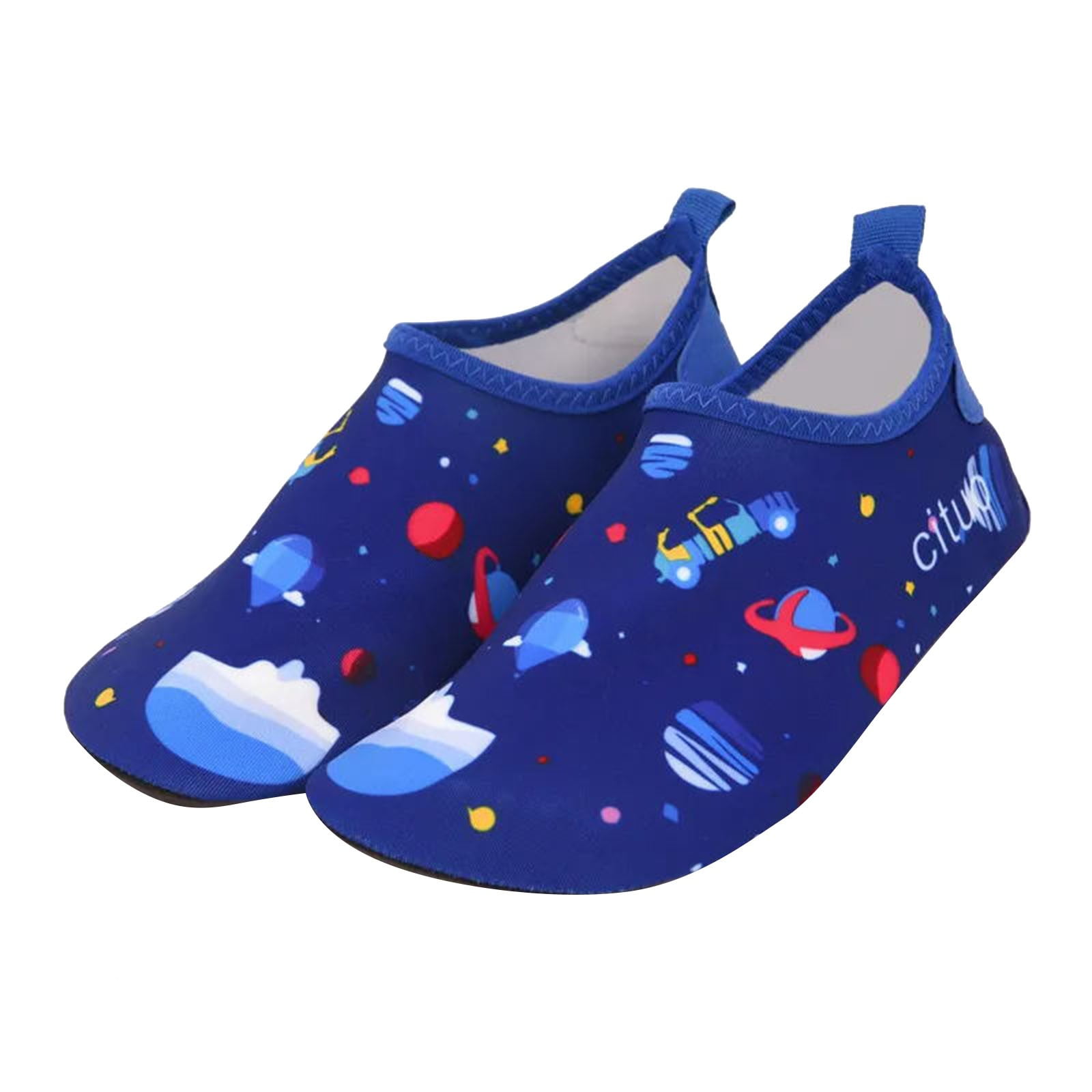 HWeei Boys Girls Quick Drying Swim Water Shoes Kids Cartoon Beach ...