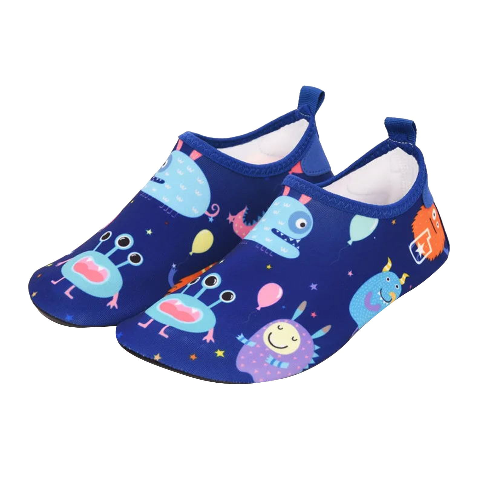 HWeei Boys Girls Quick Drying Swim Water Shoes Kids Cartoon Beach ...