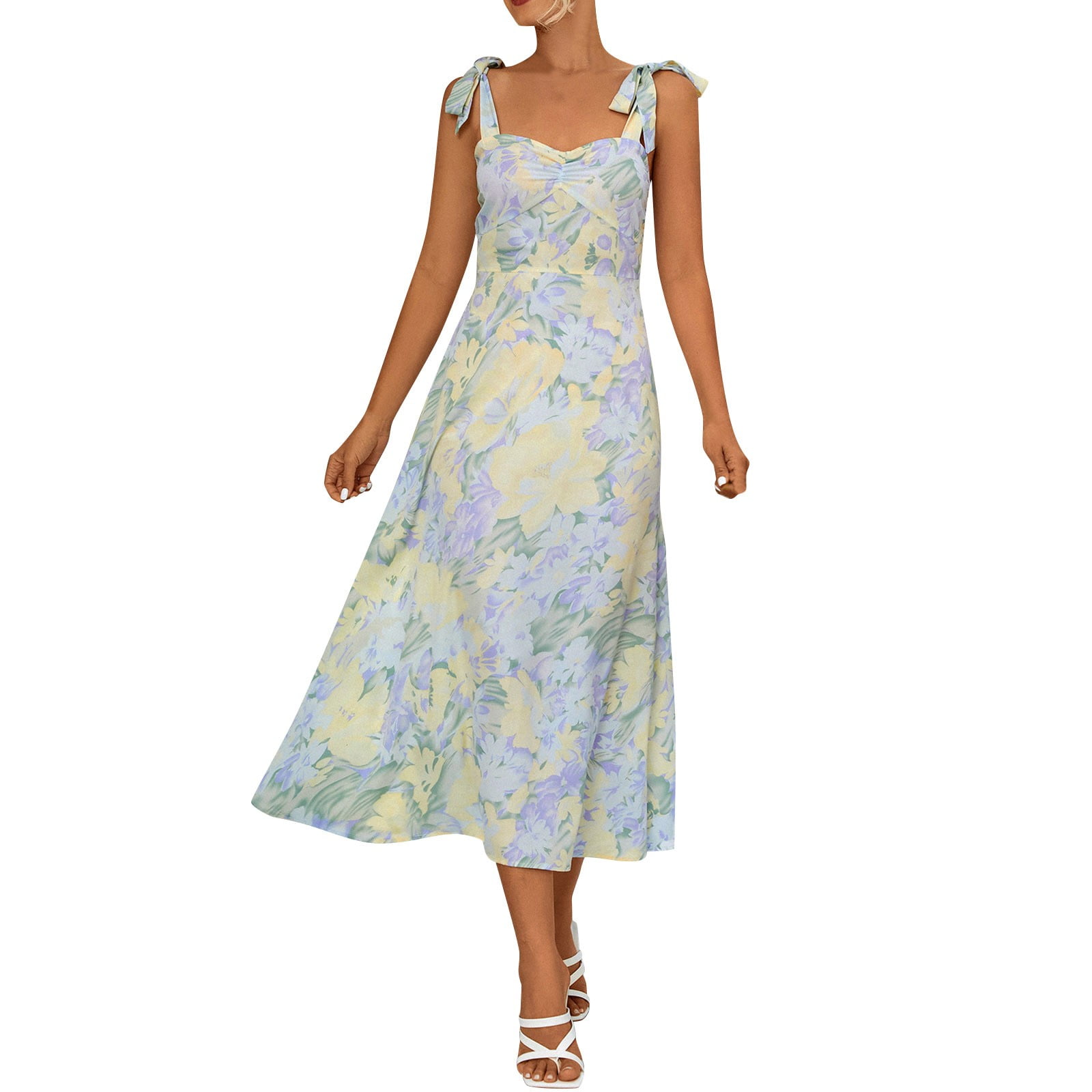 Hweei Women 2024 Spring And Summer Fashion Casual Print High Waist