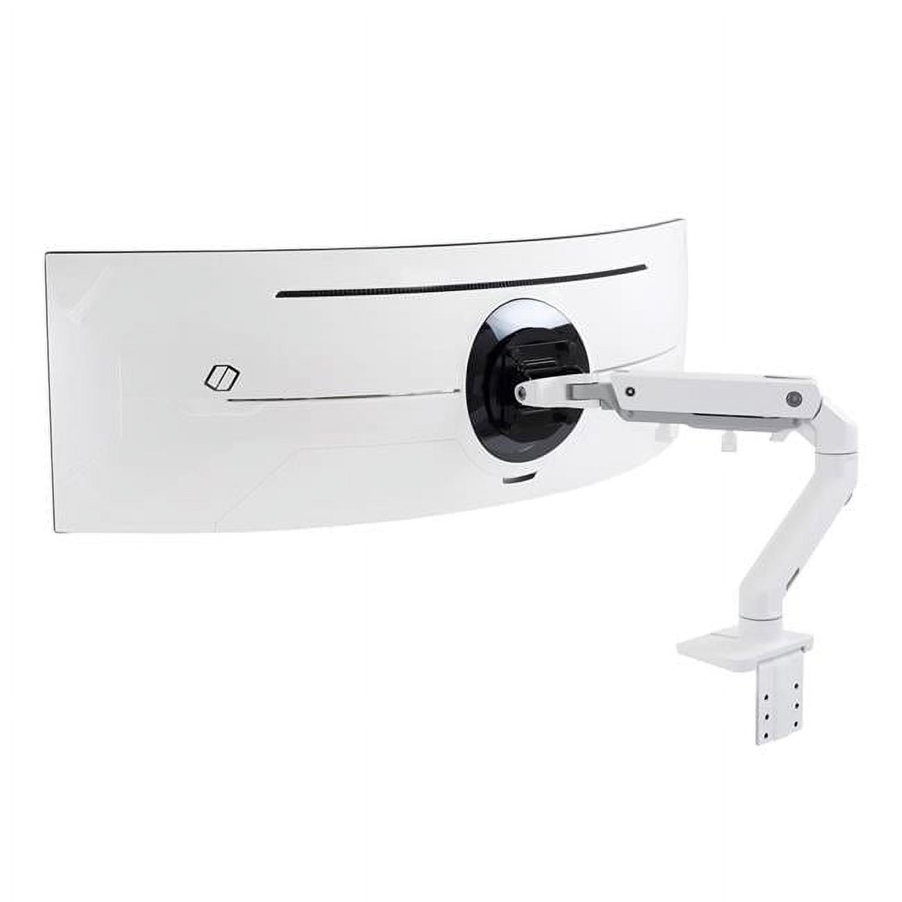 HX Desk Monitor Arm with HD Pivot for 1000R Displays, White - Walmart.com
