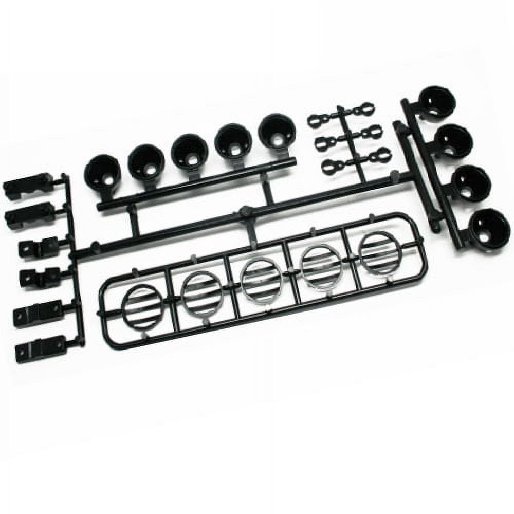HX-LED-001B LED Crawler White Light Bar Set -5 Spotlight Black Plastic ...