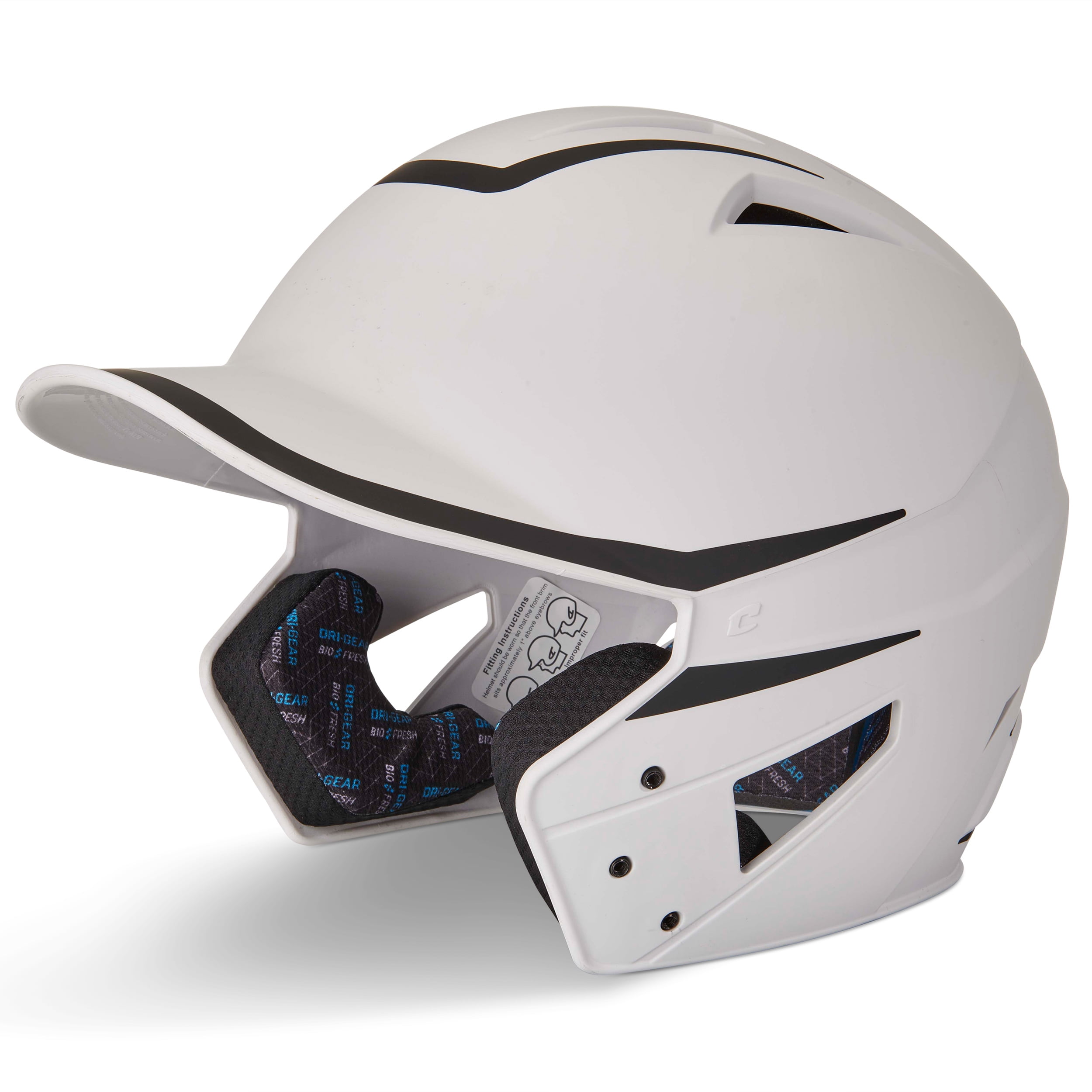 HX Legend Baseball Batting Helmet, Medium, White, Black Trim - Walmart.com