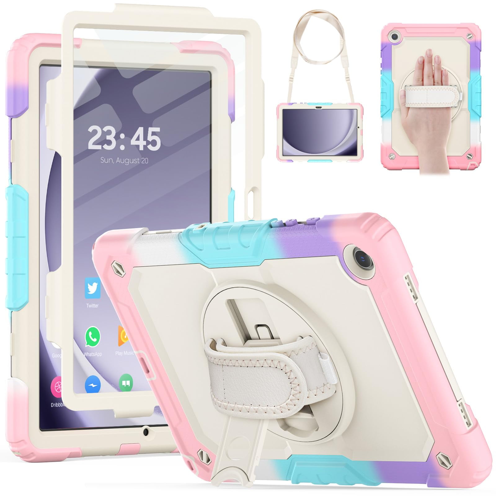 HXCASEAC Case for Samsung Galaxy Tab A9+/ A9 Plus Case 11 Inch ...