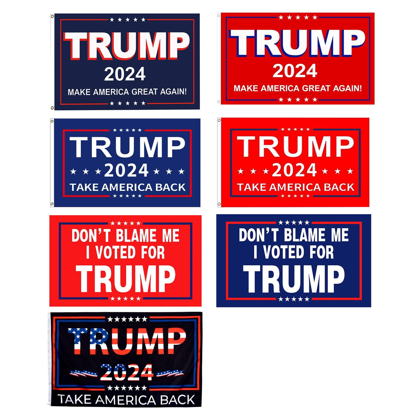 HXHYQKP 2024 MAGA Trump Outdoor Banner Flag Fade Resistant Outside ...