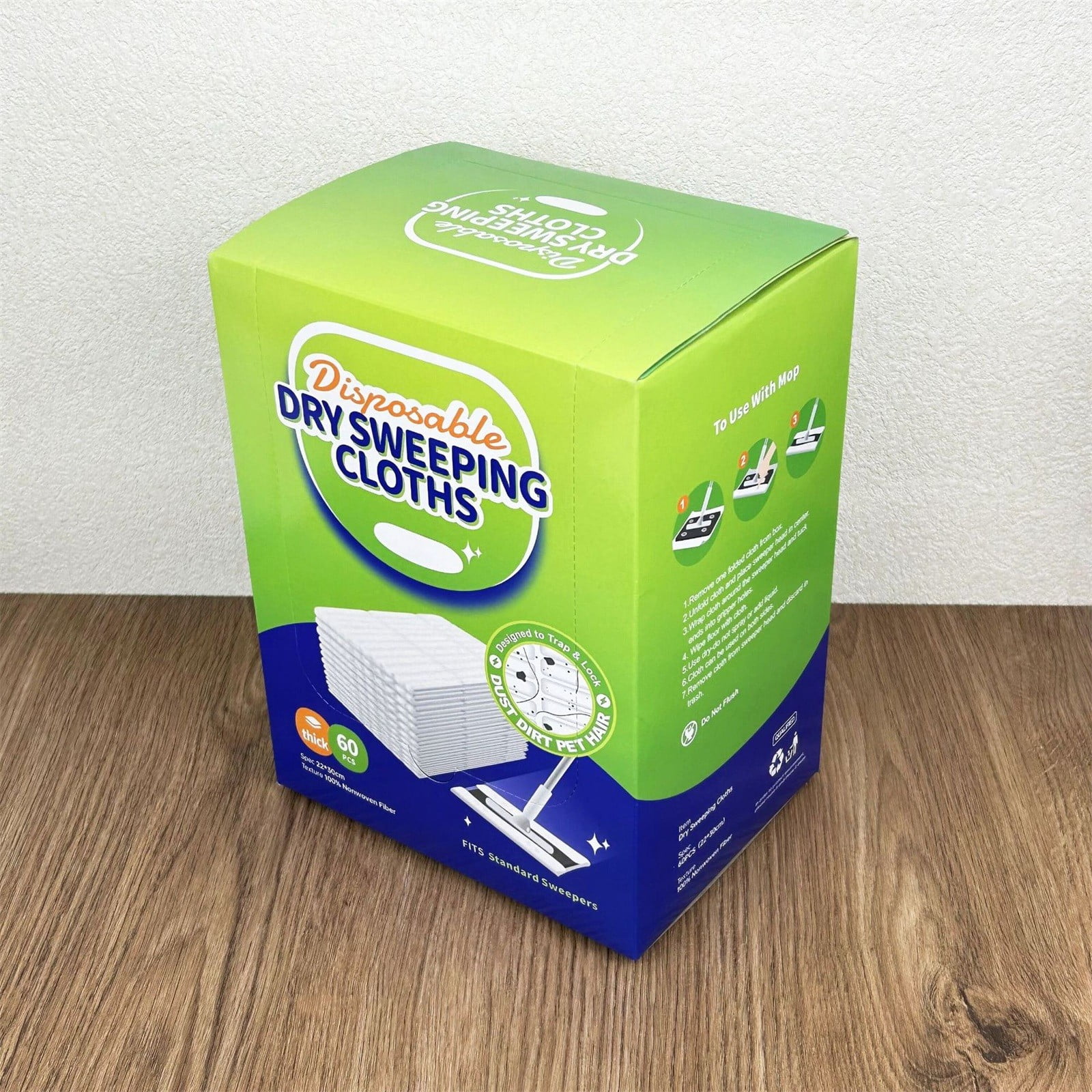 HXHYQKP Swiffer Dry Sweeper Disposable Dusting Cloths Dry Sweeping ...