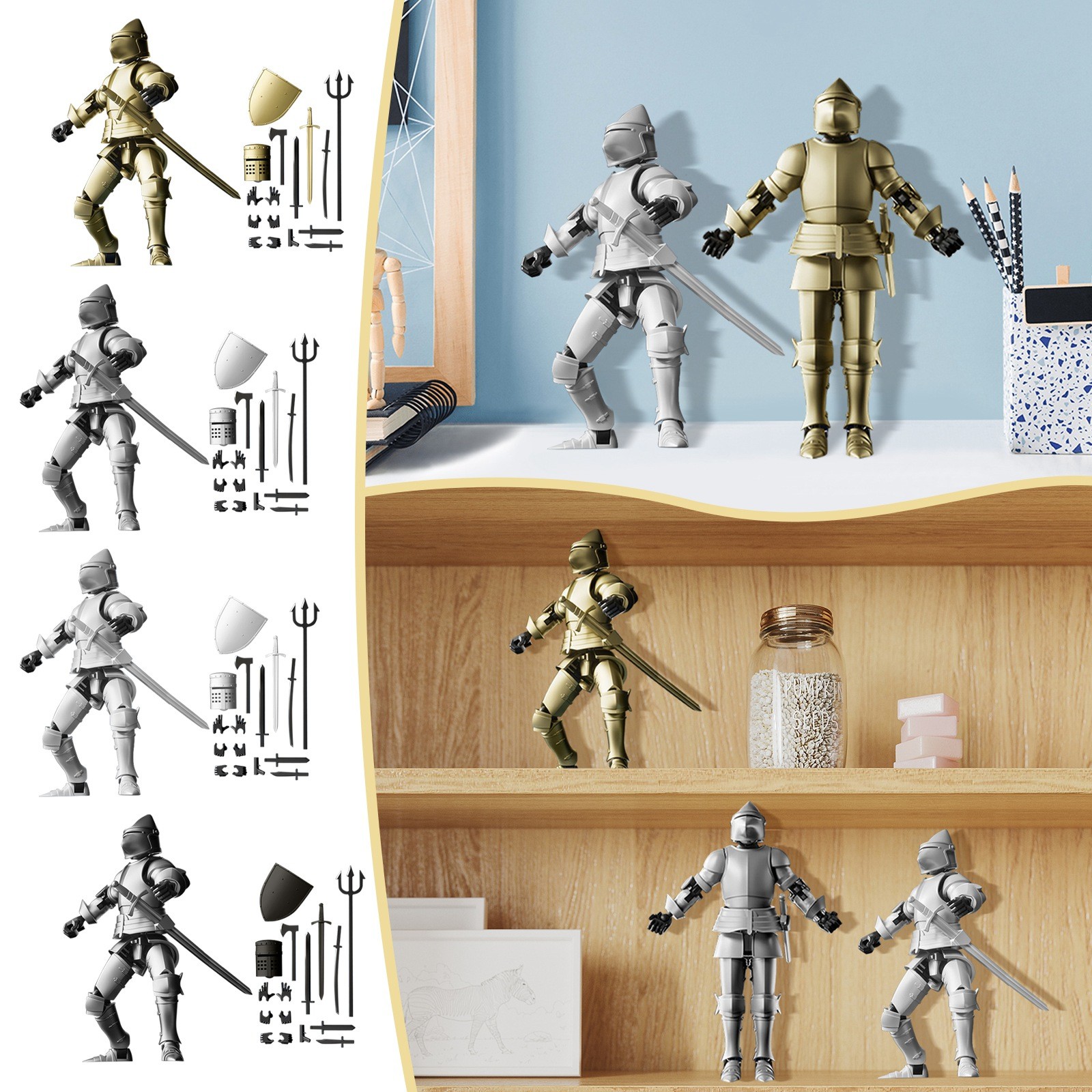 HXHYQKP T13 Action Figure 3D Printed Action Figure T13 Action Figure ...